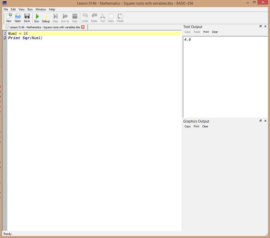 Basic 256 Tutorials